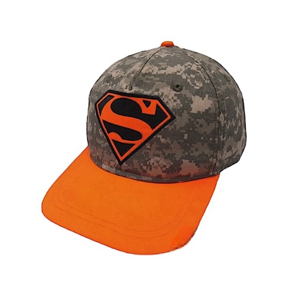 DC Comics | Accessories | Dc Comics Youth Superman Camouflage Snapback ...